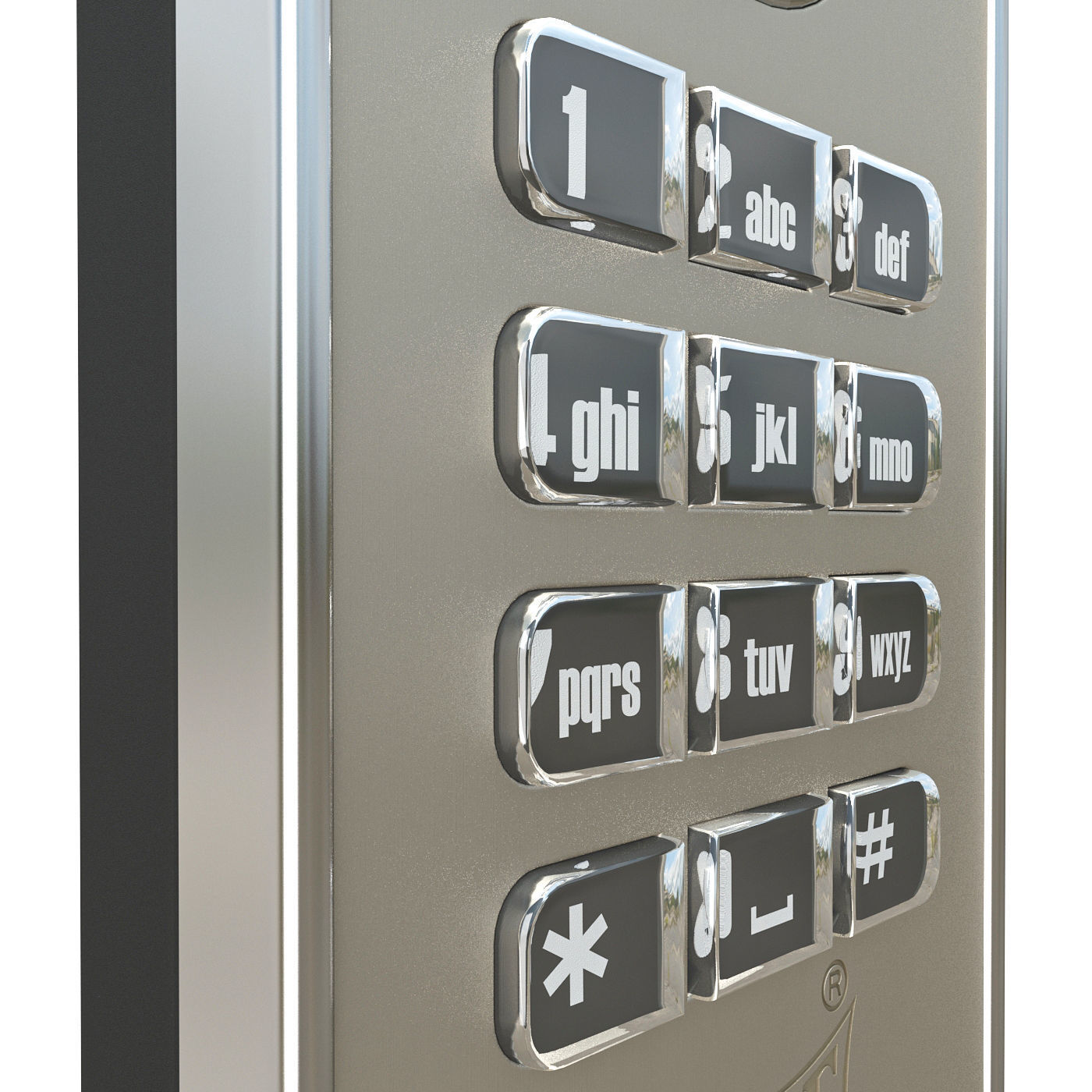 Kale Electronic Cabinet Lock 3D model | CGTrader