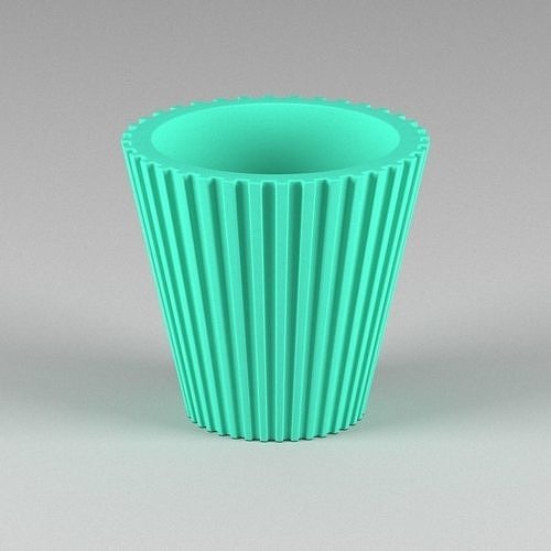 miniature flower pot 07 3D model 3D printable | CGTrader