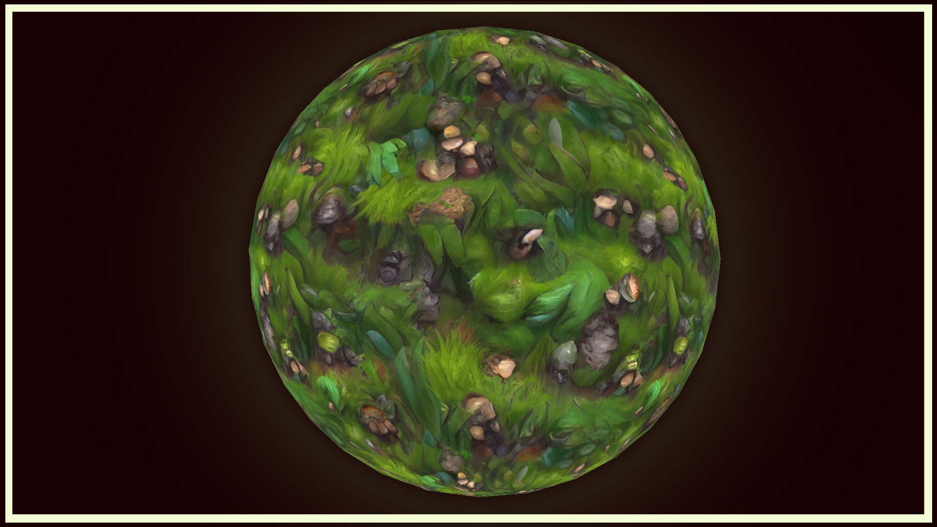 Texture Grass Forest Floor 20 TEXTURES Hand-painted Seamless VR / AR ...