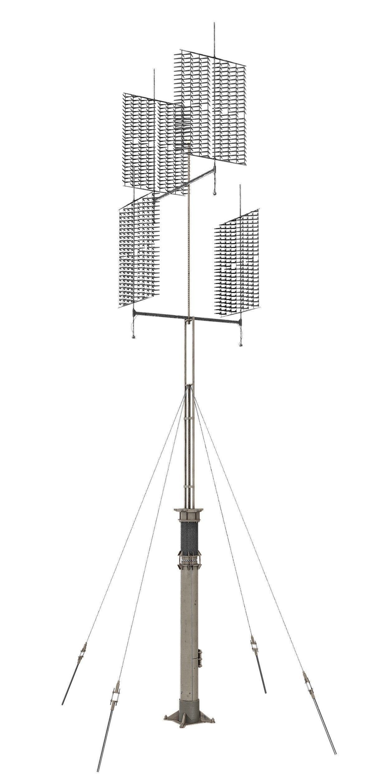 3D model Army Antenna Pack 3 Types VR / AR / low-poly | CGTrader