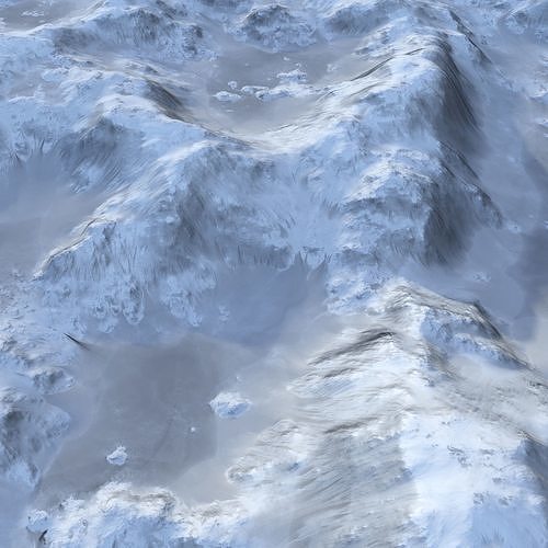 3D model Snow land 05 VR / AR / low-poly | CGTrader