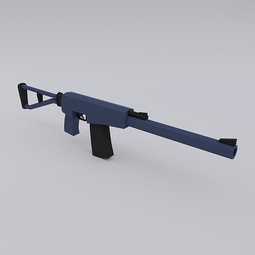 3D model AS VAL assault rifle gun VR / AR / low-poly | CGTrader