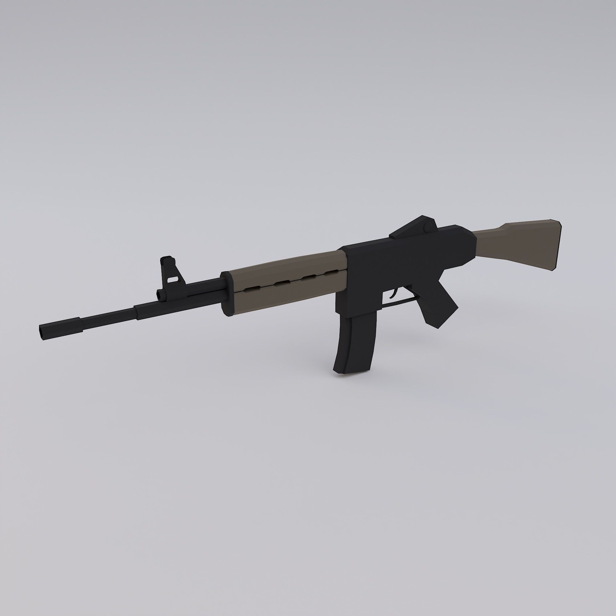 3D model CETME Model L assault rifle gun VR / AR / low-poly | CGTrader