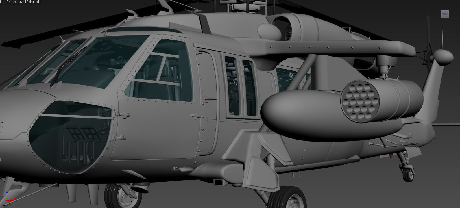 Black Hawk Sikorsky UH-60 3D model | CGTrader