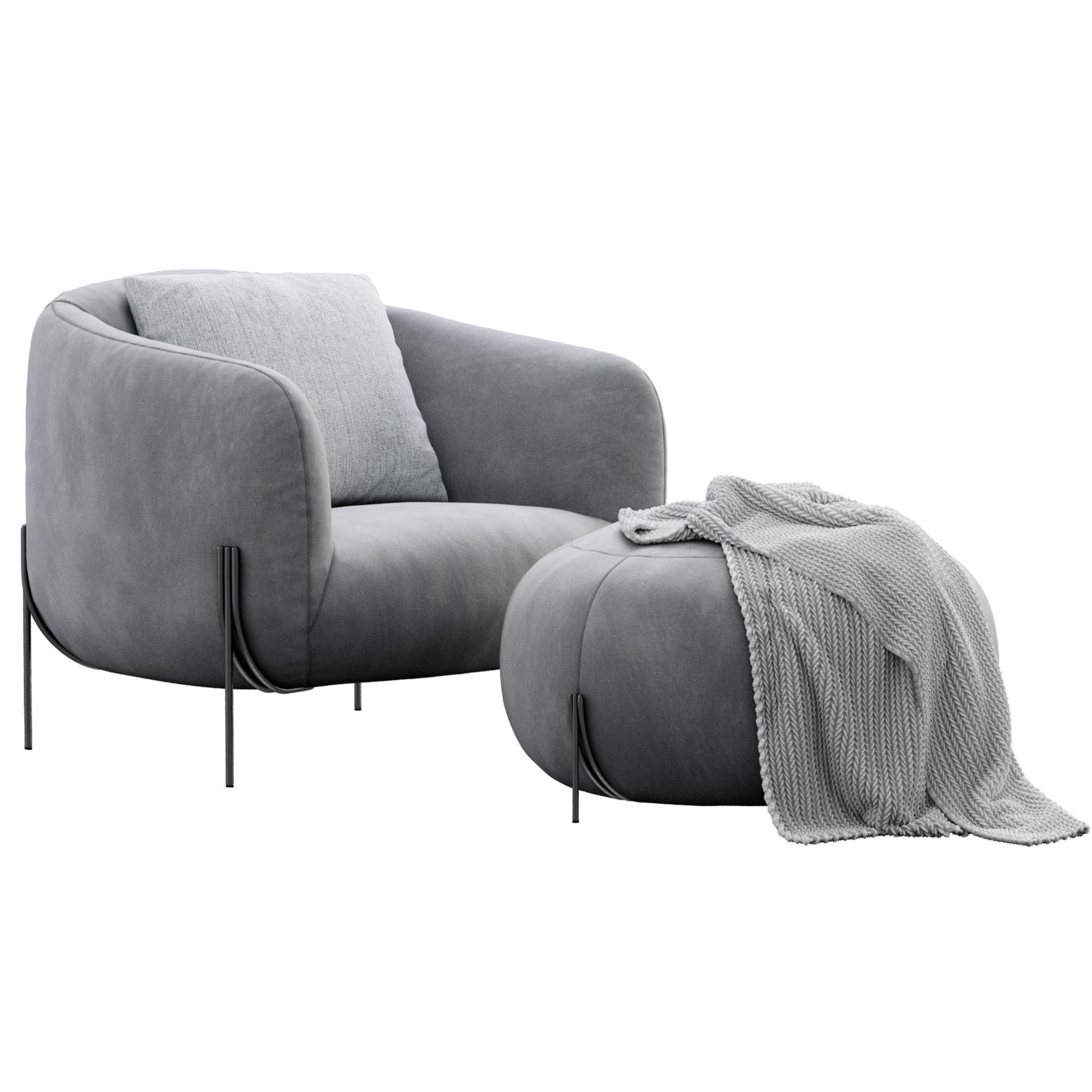 Geo Armchair By Saba 3D model | CGTrader