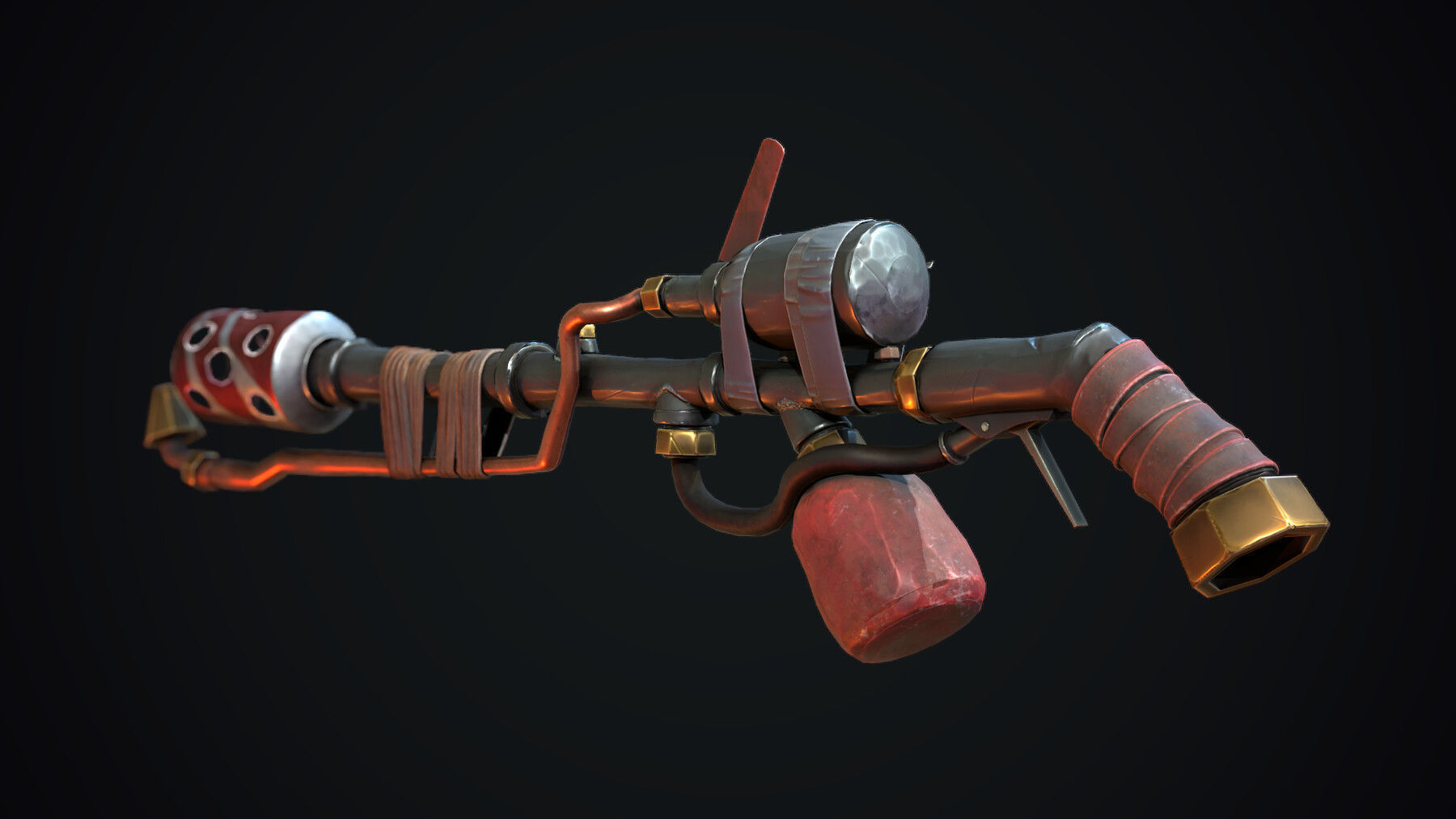 3D model Stylized Flamethrower VR / AR / low-poly | CGTrader
