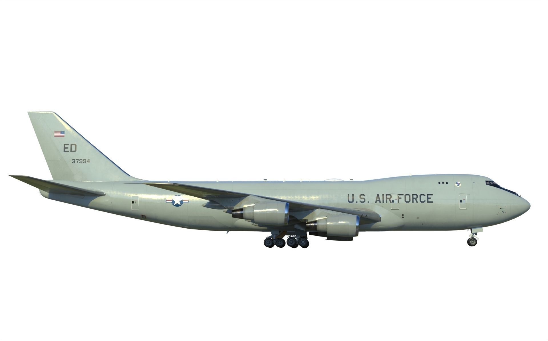 Boeing 747 Airborne Aircraft Carrier 3D model | CGTrader