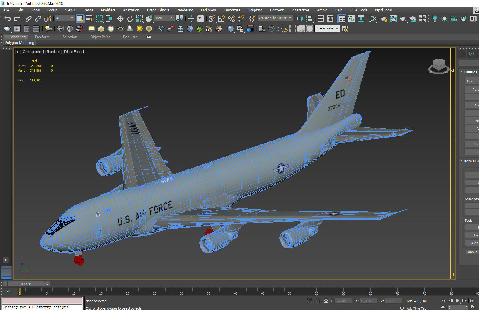 Boeing 747 Airborne Aircraft Carrier 3D model | CGTrader
