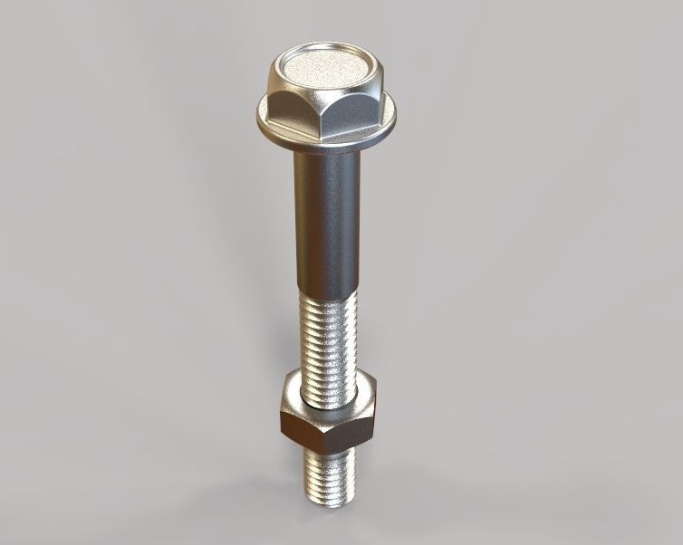 M5 Hex Bolt and Nut 3D model 3D printable | CGTrader