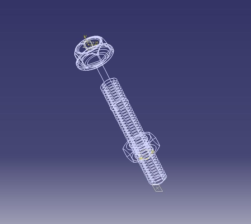 M5 Hex Bolt and Nut 3D model 3D printable | CGTrader