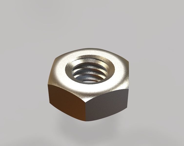 M5 Hex Bolt and Nut 3D model 3D printable | CGTrader
