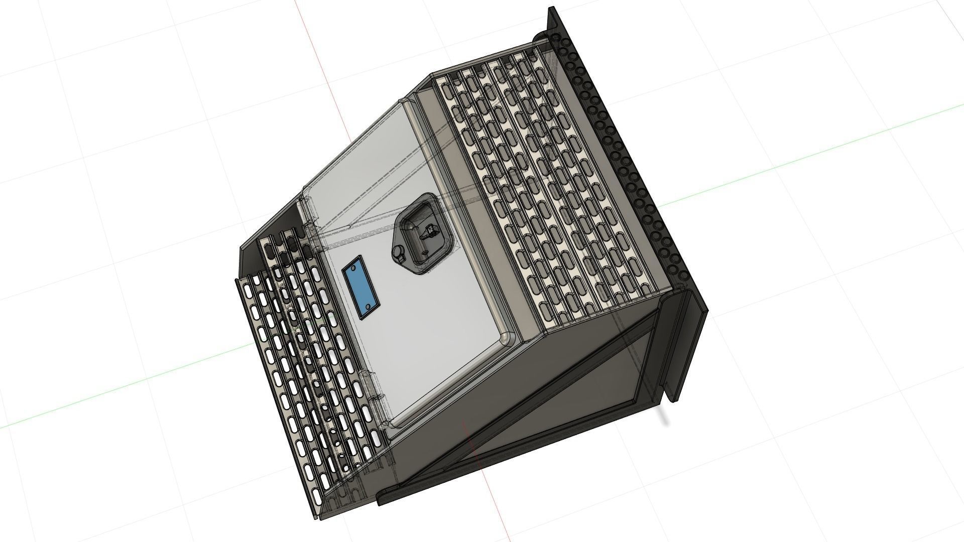 Truck step toolbox 3D model | CGTrader