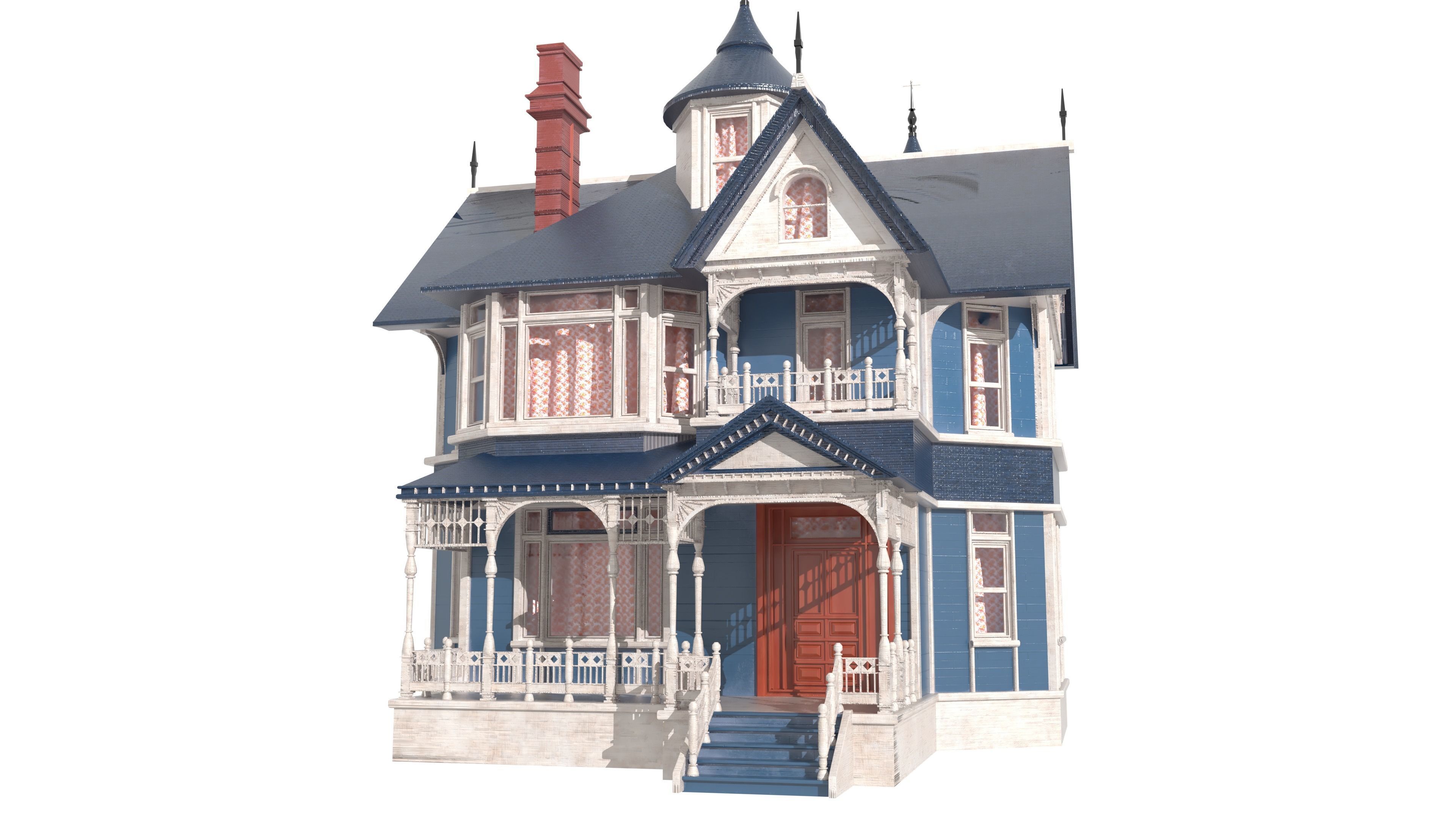 Victorian House Asset Bundle 3D model | CGTrader