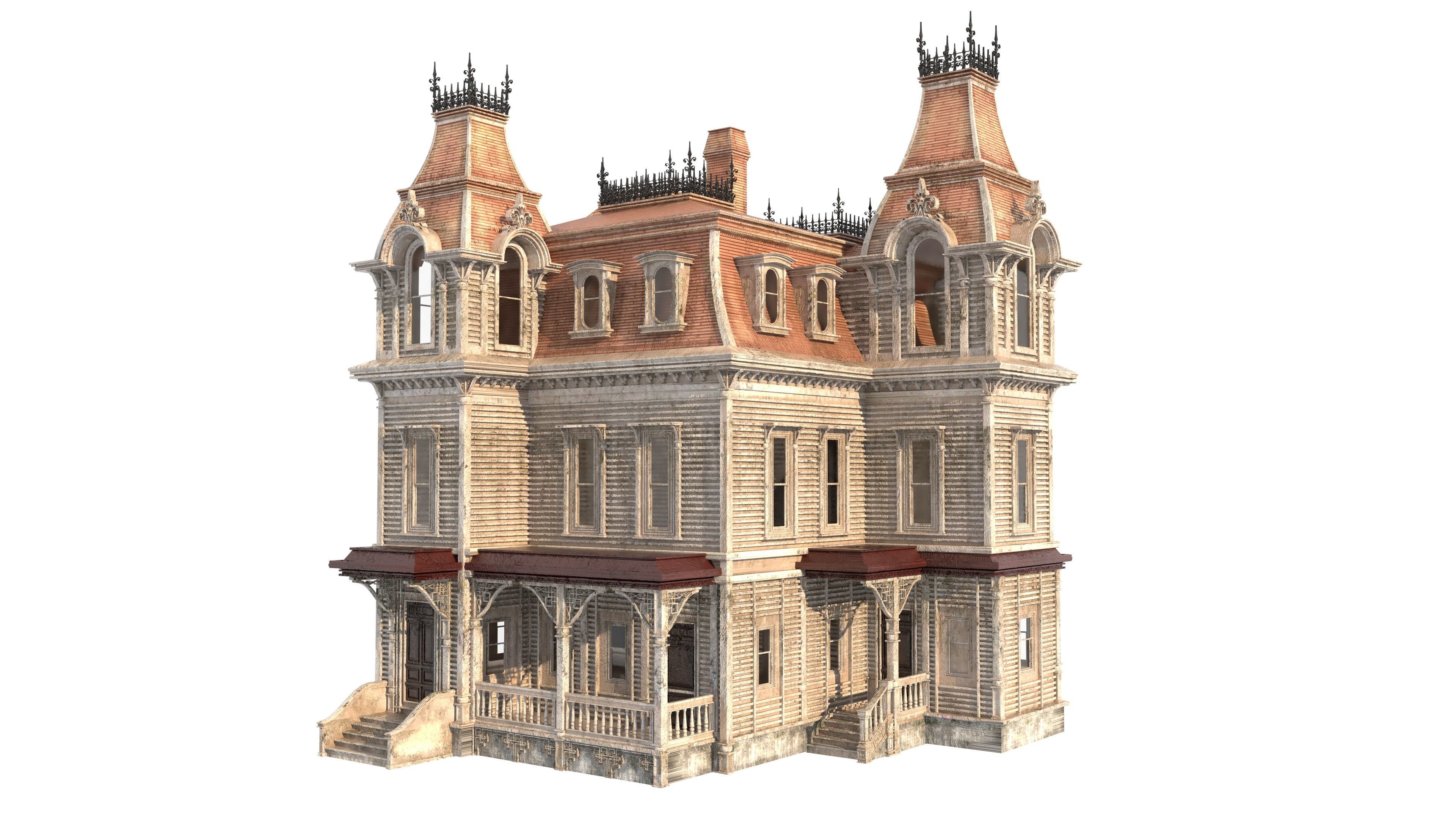 Victorian House Asset Bundle 3D model | CGTrader