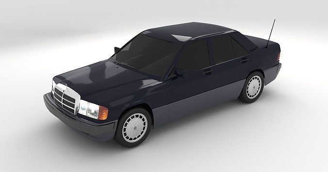 Mercedes-Benz 190E 3D model | CGTrader