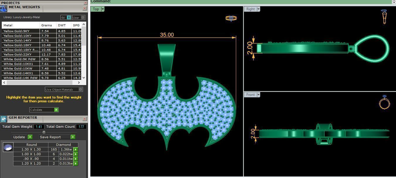 Fancy Pendent 3d Model and Render Detail 3D model 3D printable | CGTrader