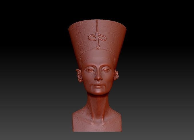 Nefertiti bust of egyptian queen 3D model 3D printable | CGTrader