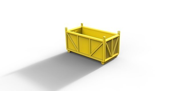 offshore chain box 3D model 3D printable | CGTrader