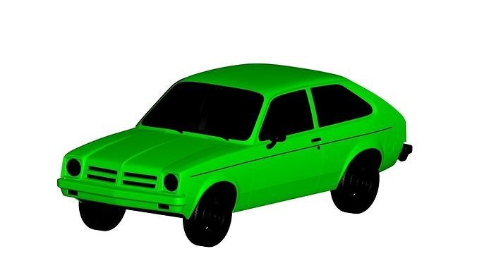 Chevrolet Chevette coupe 3D model | CGTrader