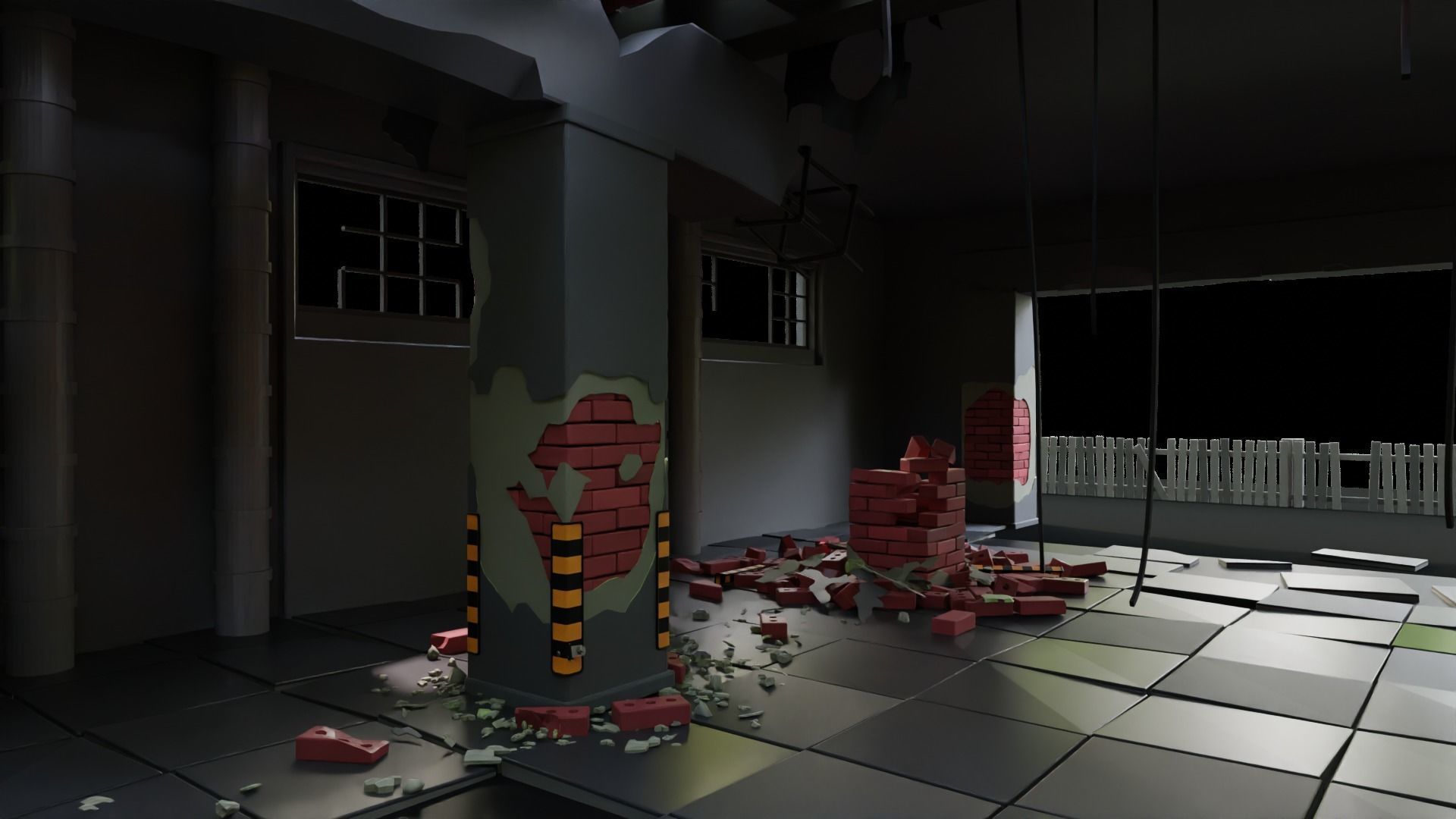 Old garage free 3D model | CGTrader