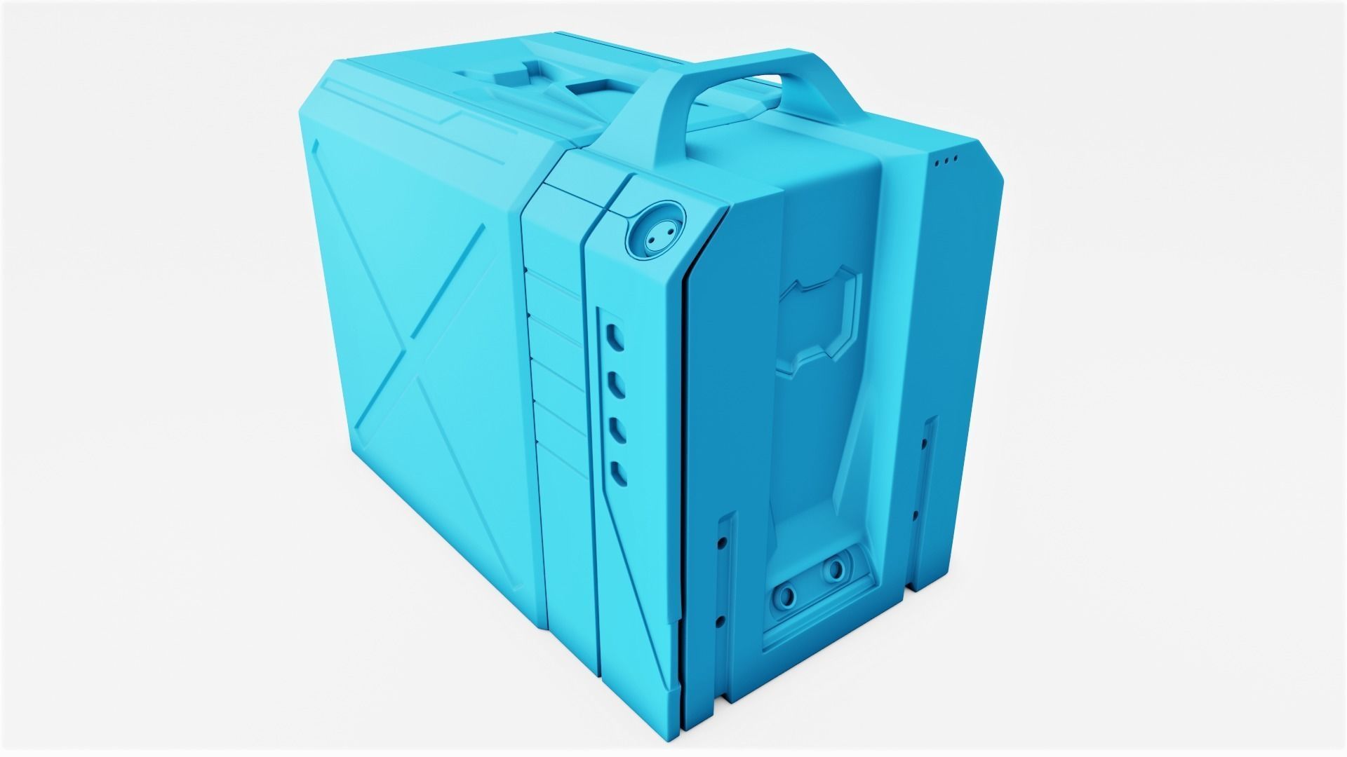 SCI-Fi Futuristic Computer free 3D model | CGTrader