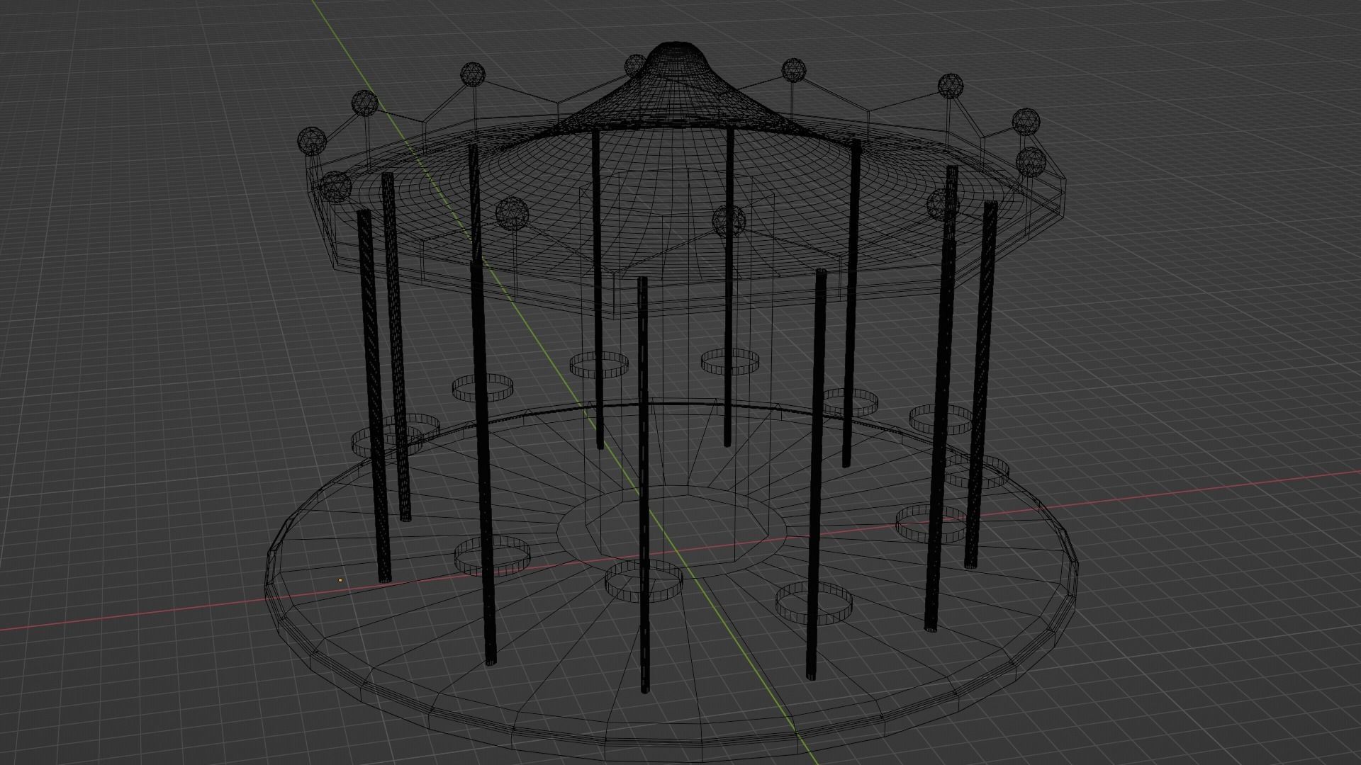 Carosuel for Funfair free VR / AR / low-poly 3D model | CGTrader