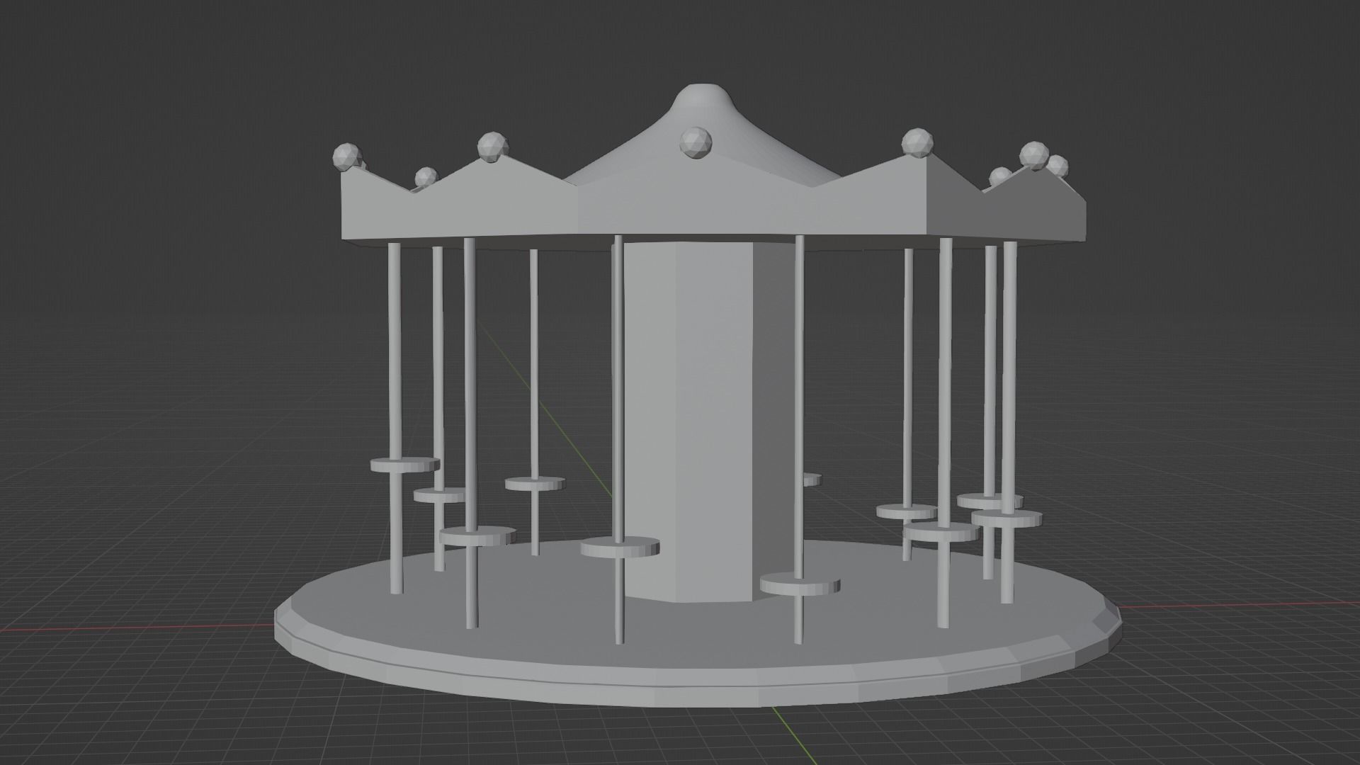 Carosuel for Funfair free VR / AR / low-poly 3D model | CGTrader