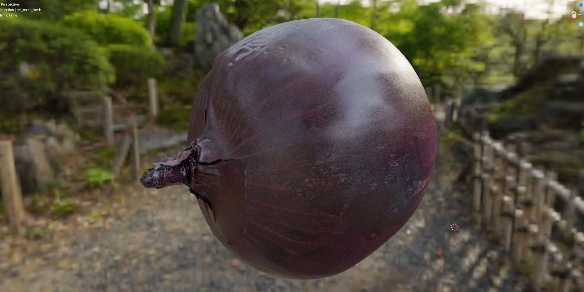 4K Red onion 3D model | CGTrader