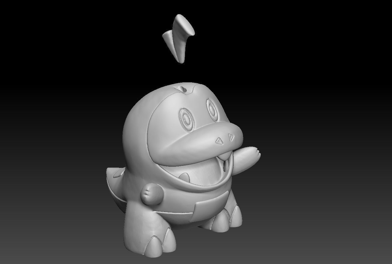 Pokemon Fuecoco Crocalor Skeledirge 3D model 3D printable | CGTrader
