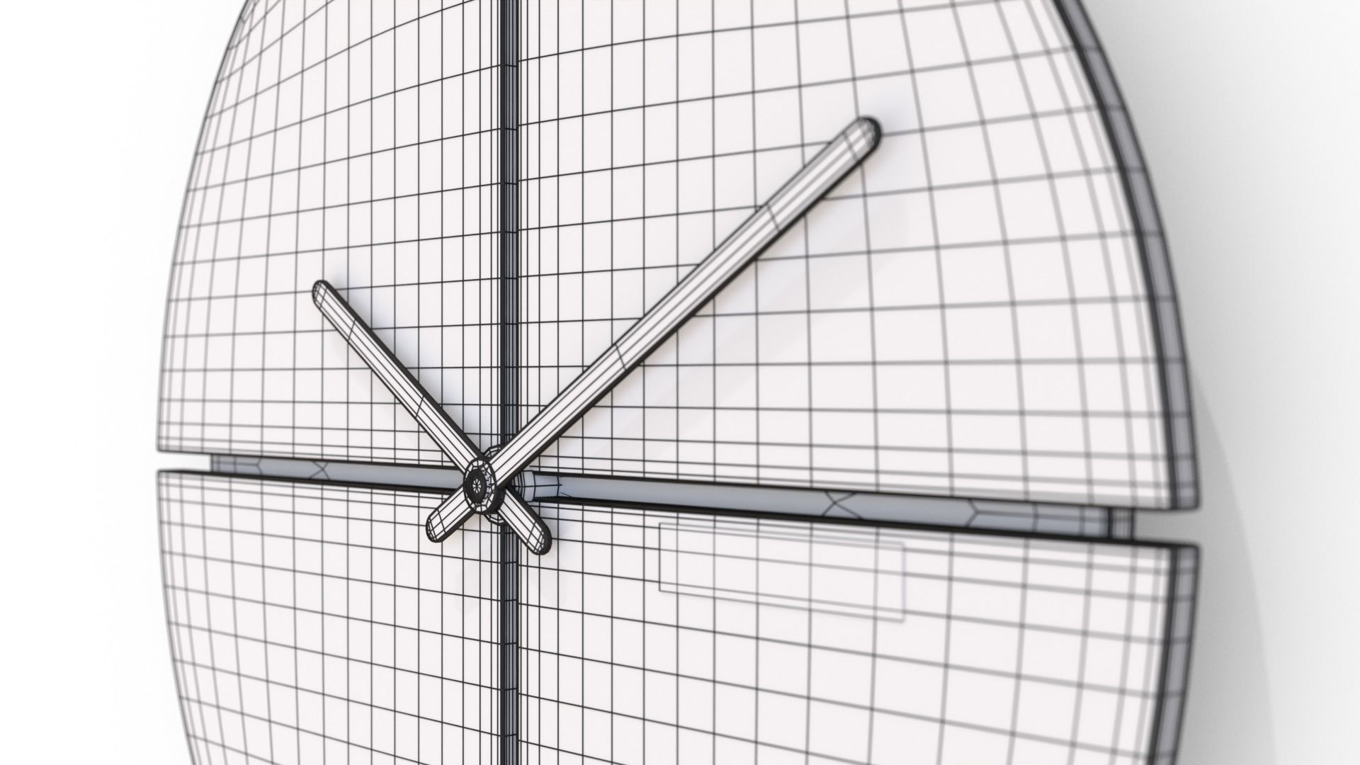 Minimalist Clock - Sunset Circle 3D model | CGTrader