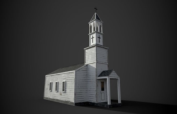 3D model Church VR / AR / low-poly | CGTrader