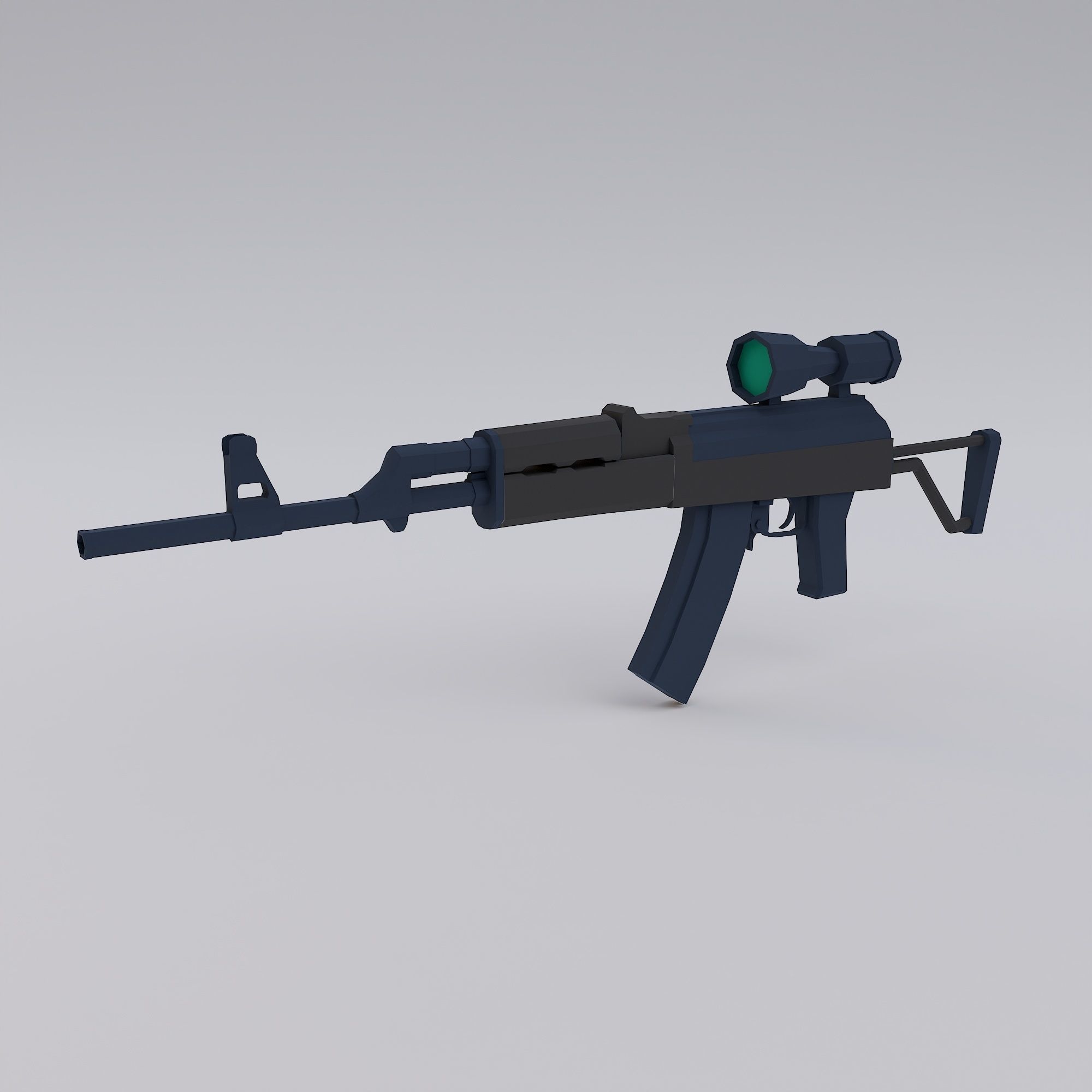 3D model FB Beryl assault rifle gun VR / AR / low-poly | CGTrader
