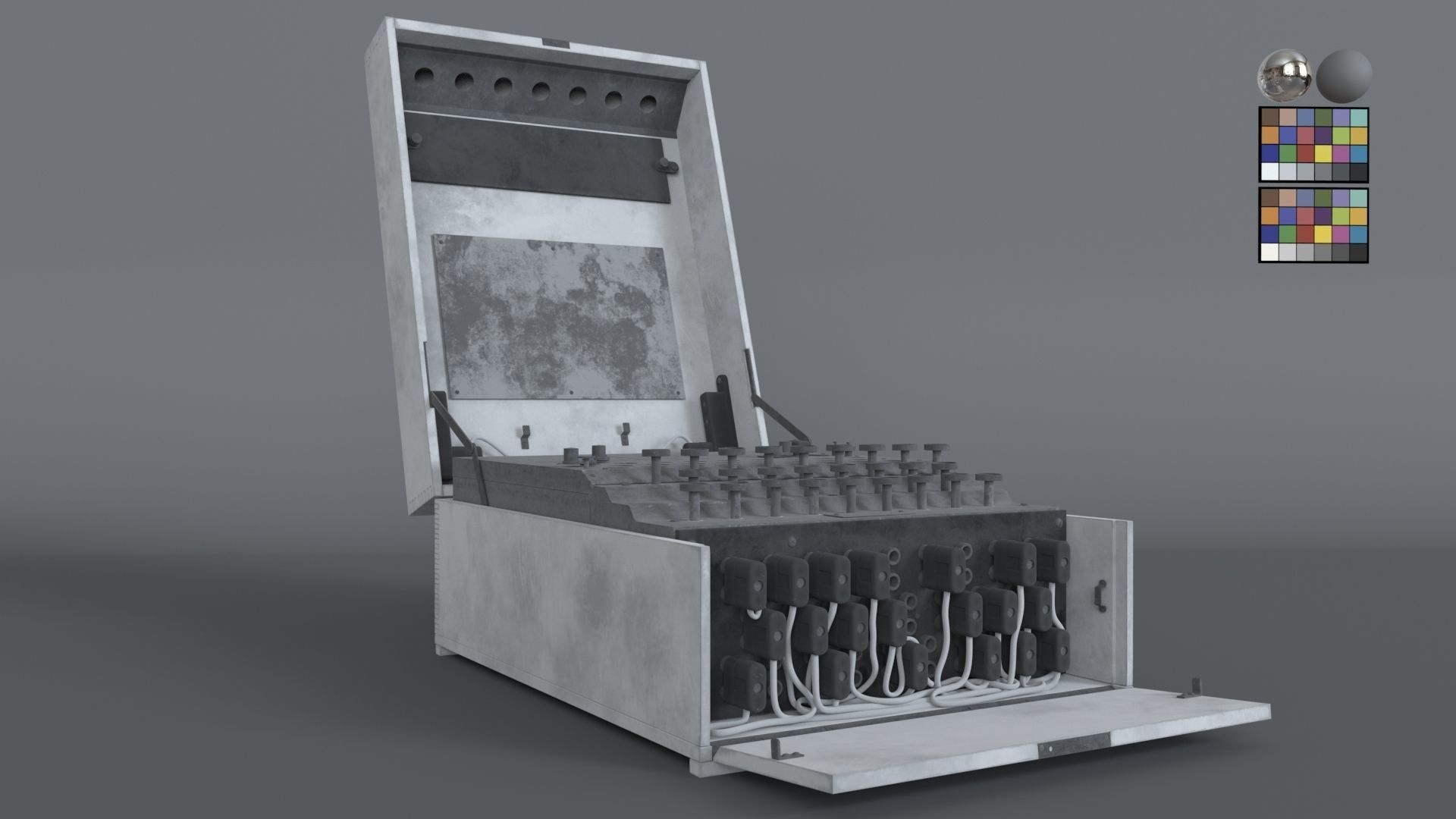Enigma Machine - Former German military communication equipment 3D ...