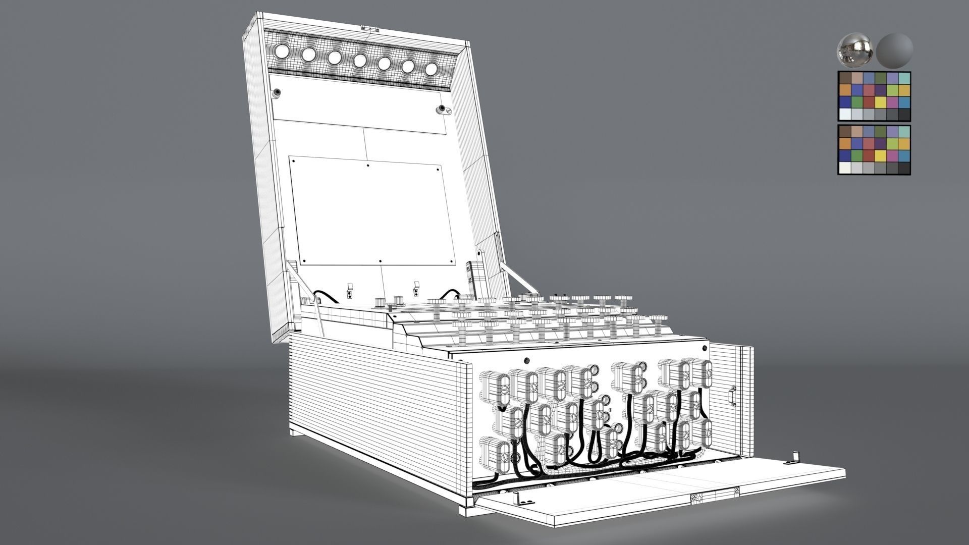 Enigma Machine - Former German military communication equipment 3D ...