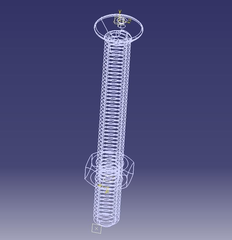 M5 Snake Eye Countersunk Bolts and nut 3D model 3D printable | CGTrader