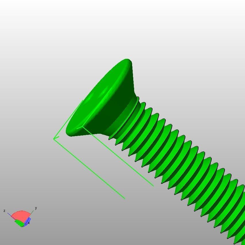 M5 Snake Eye Countersunk Bolts and nut 3D model 3D printable | CGTrader