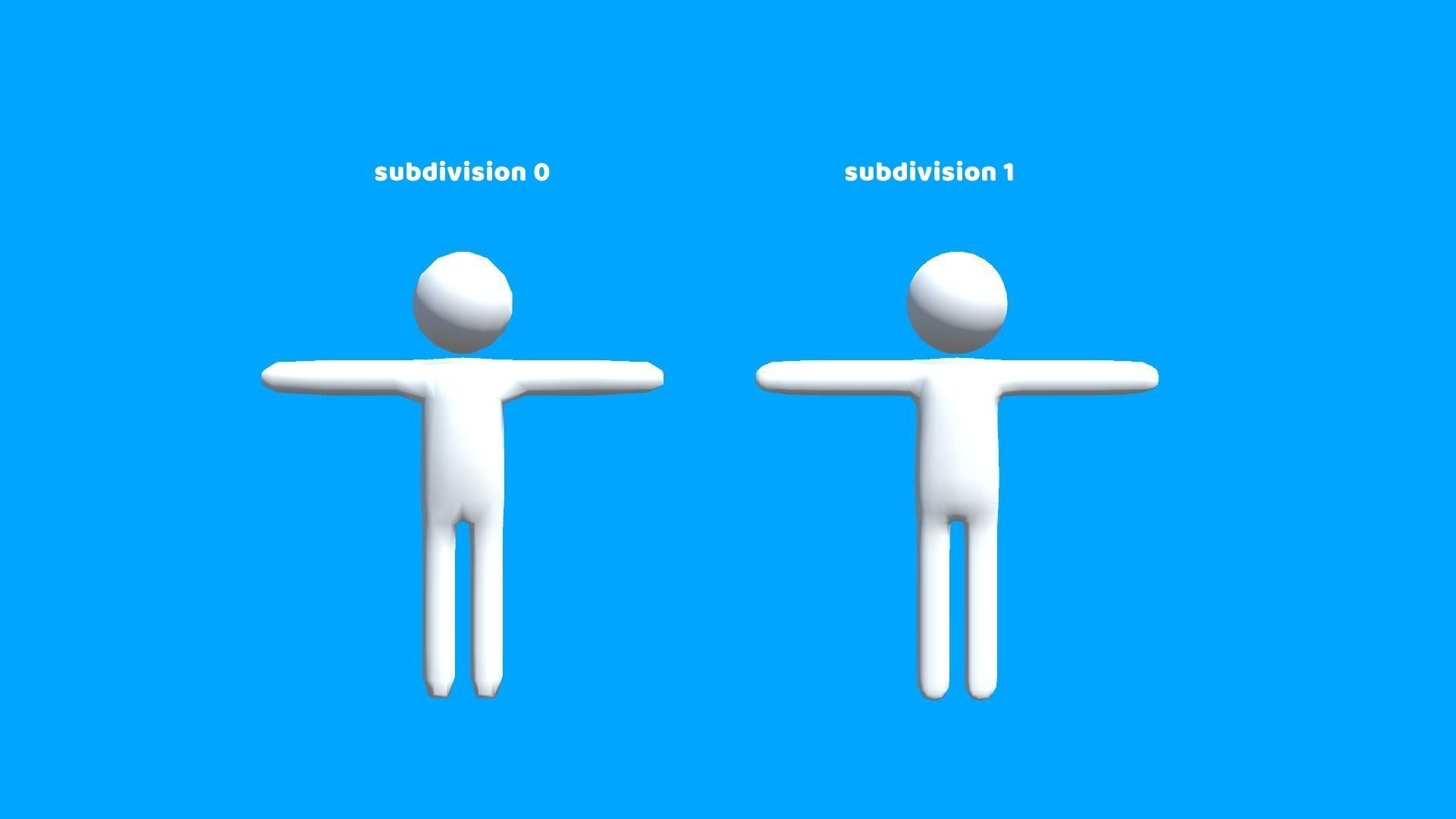 3D model Simple Low Poly Stickman Character - 3D model VR / AR / low ...