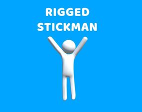 Baixa-poli Stickman Modelos 3D | CGTrader