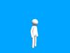 3D model Simple Low Poly Stickman Character - 3D model VR / AR / low ...