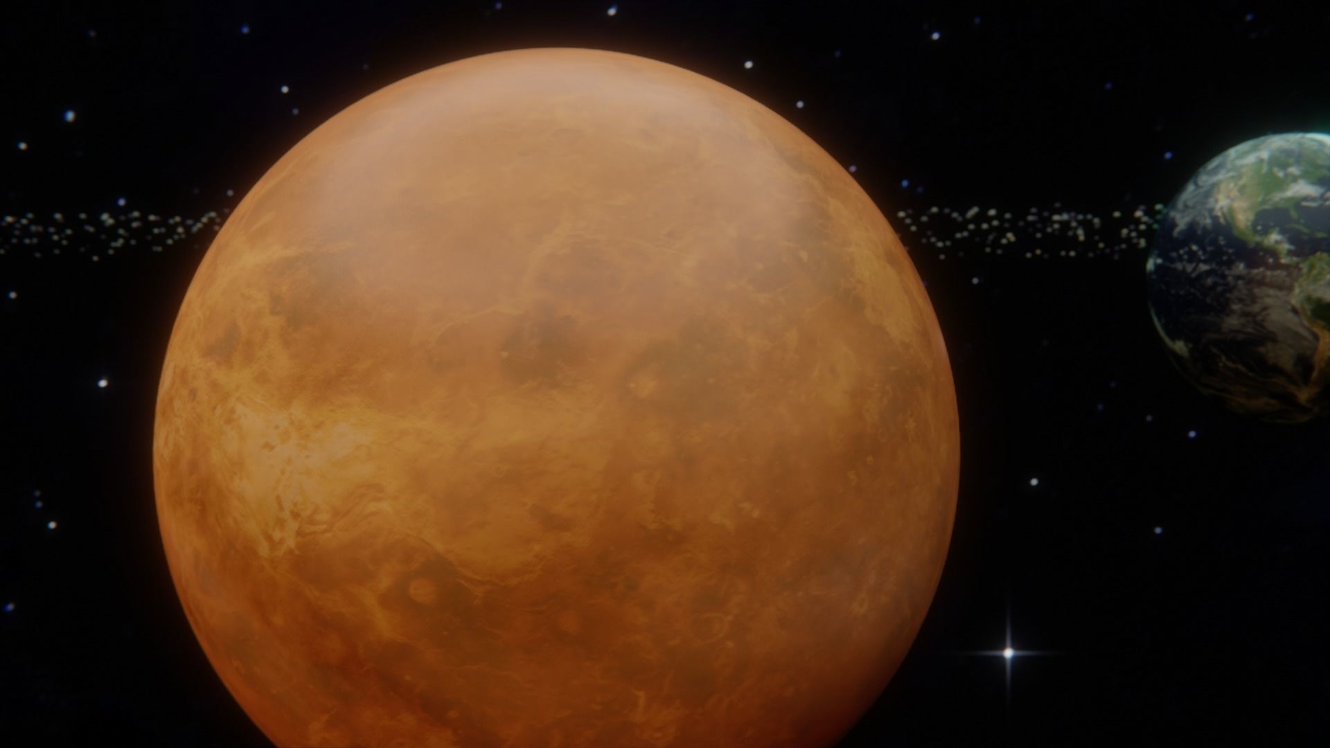 Realistic Solar System with 8K textures All moons asteroid belt free 3D ...