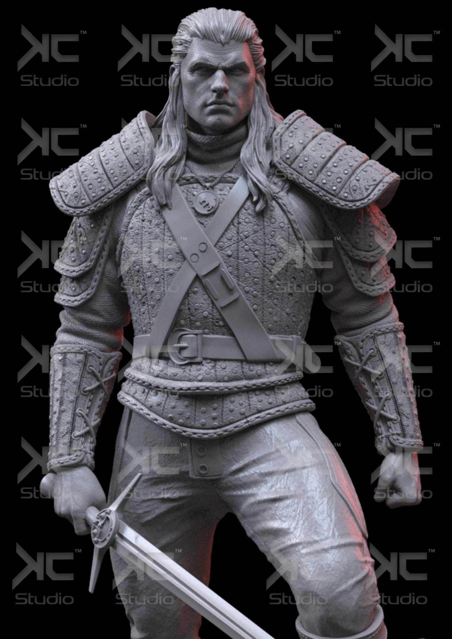Witcher Netflix- Fan Art 3D model 3D printable | CGTrader