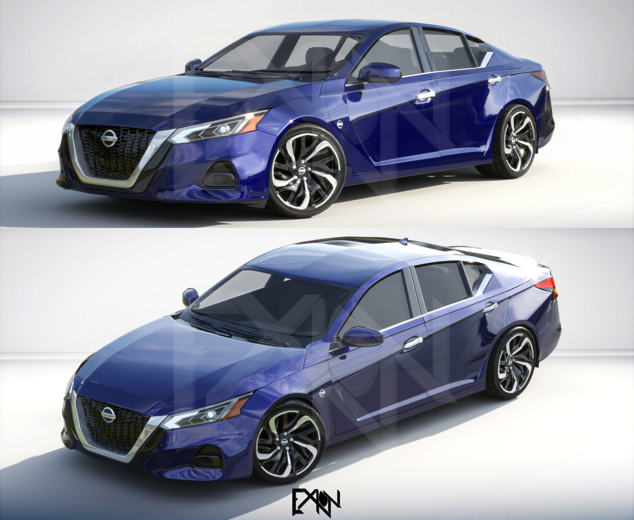 Nissan Altima 2019-2023 3D model | CGTrader