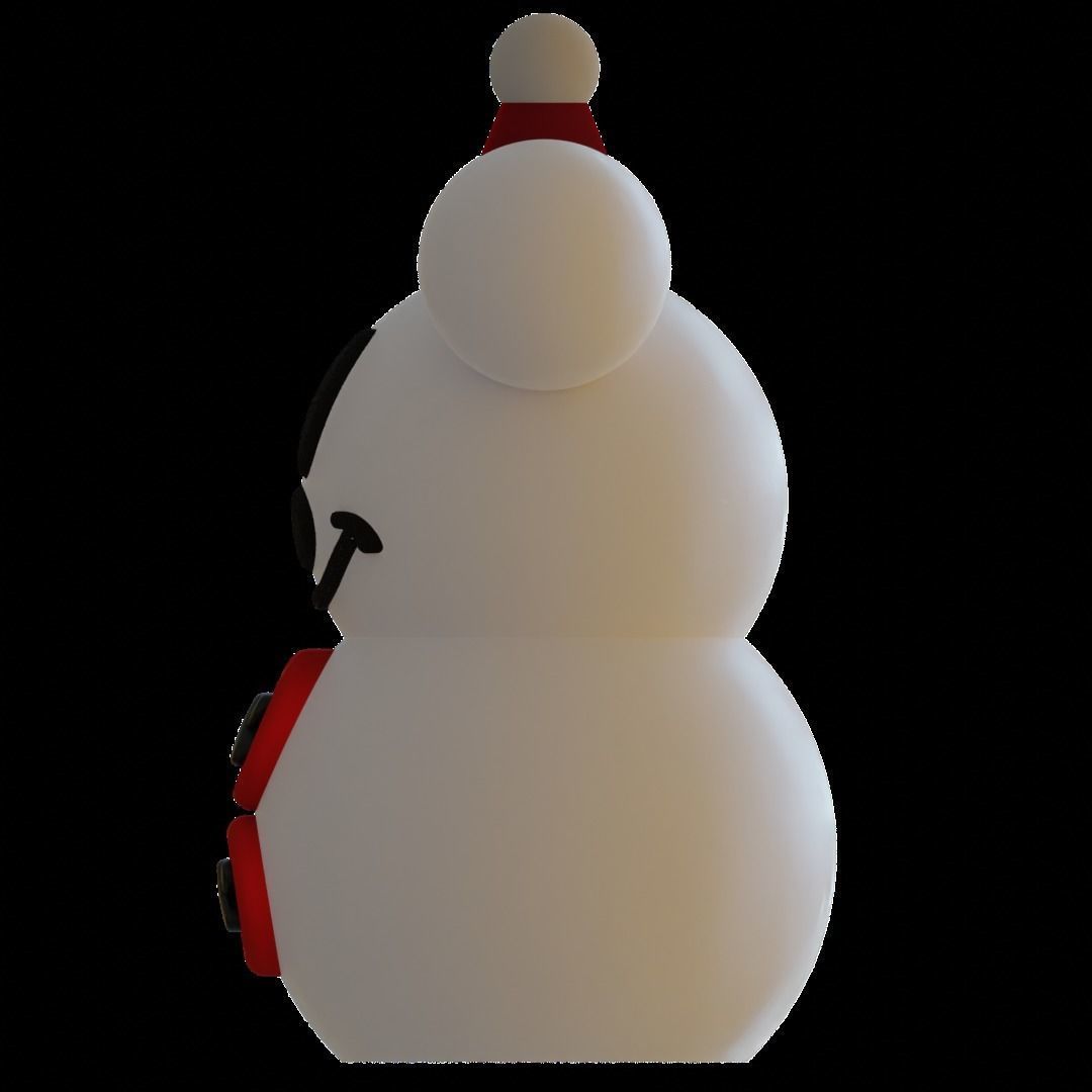 Mickey Mouse Snowman 3D model 3D printable | CGTrader