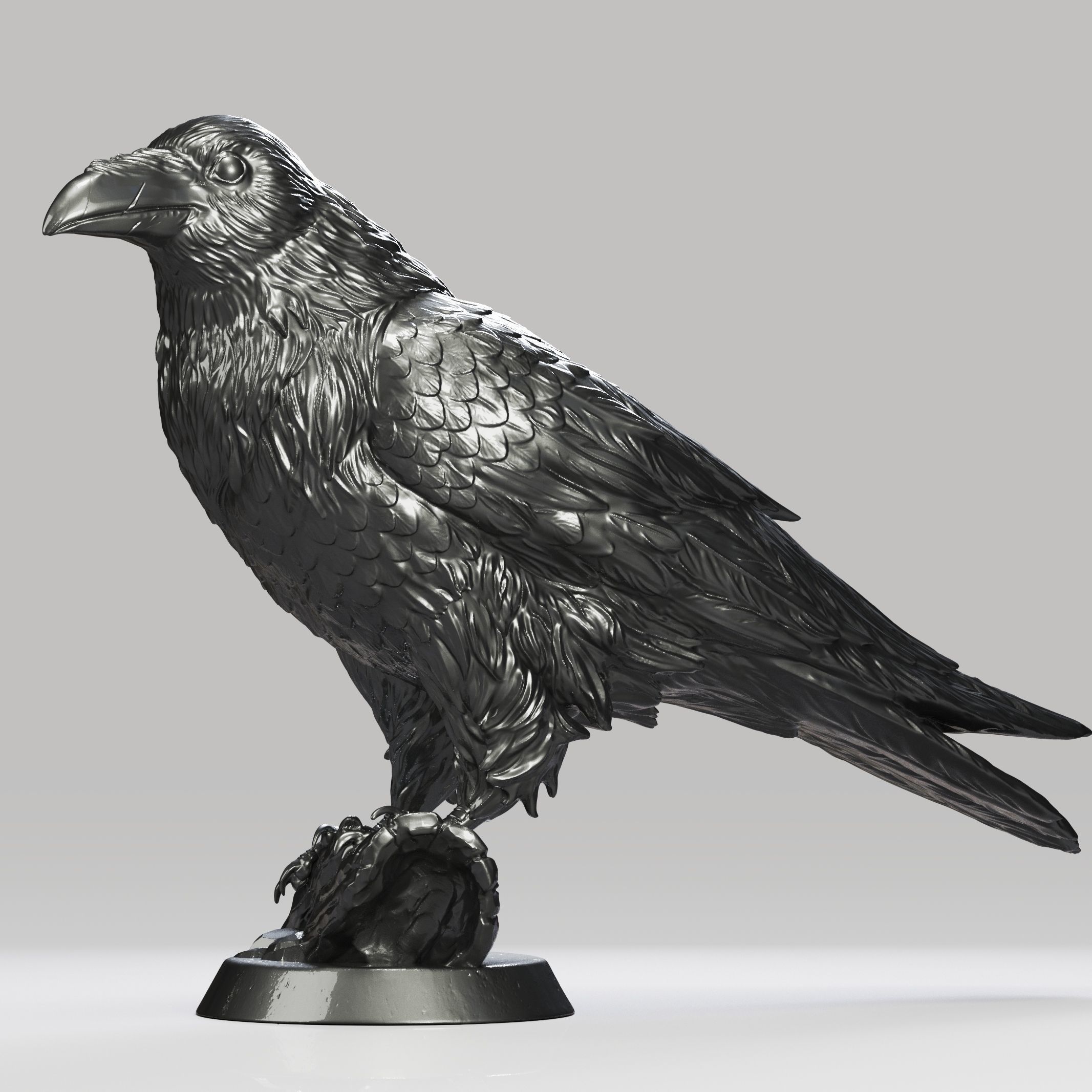 Raven 3D model 3D printable | CGTrader