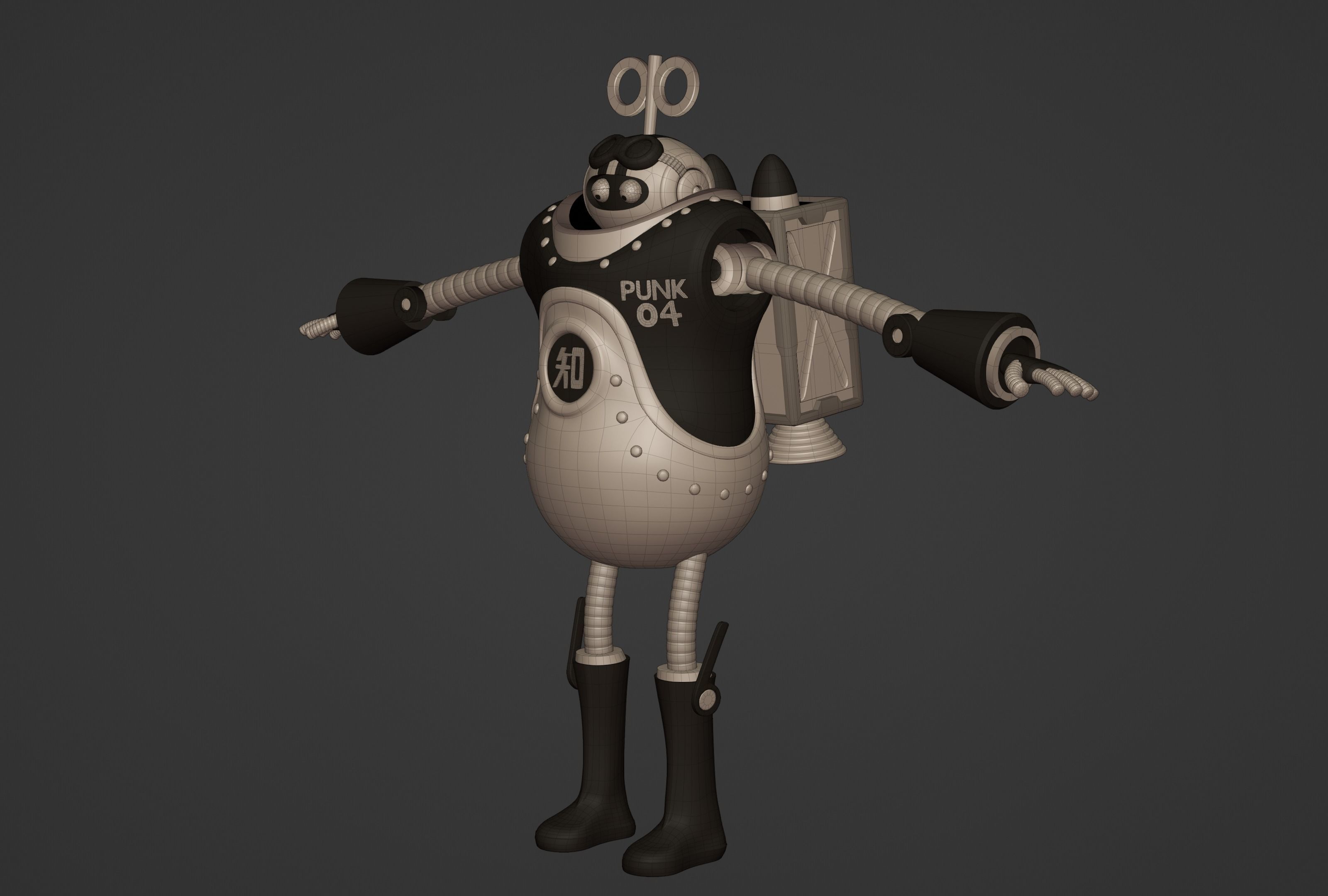 3D model ONE PIECE VEGAPUNK PYTHAGORAS AND EDISON FIGURE SCULPT VR / AR ...