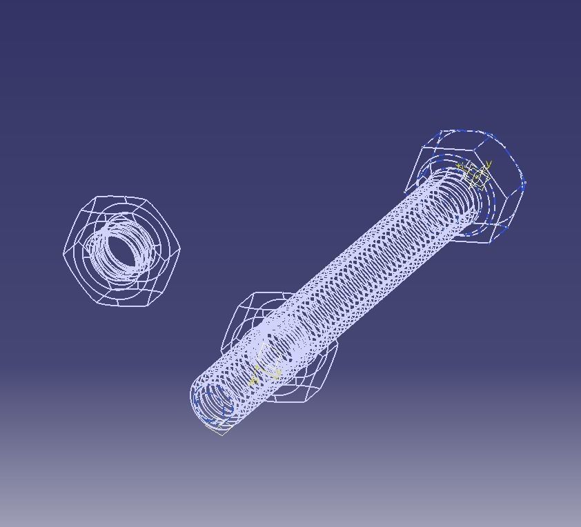 M5 x 40mm Full Thread Hex Bolts 3D model 3D printable | CGTrader