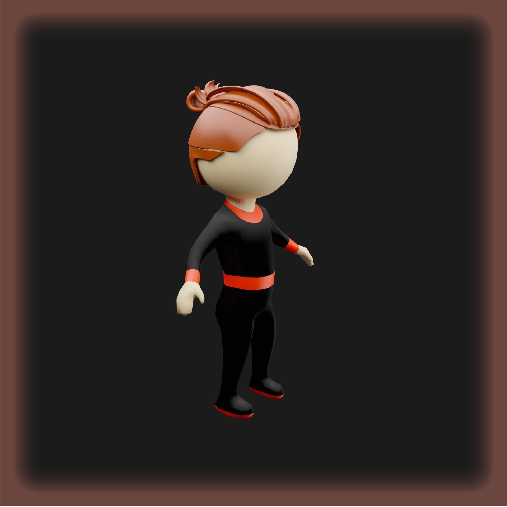 3D model Stickman astronaut VR / AR / low-poly | CGTrader