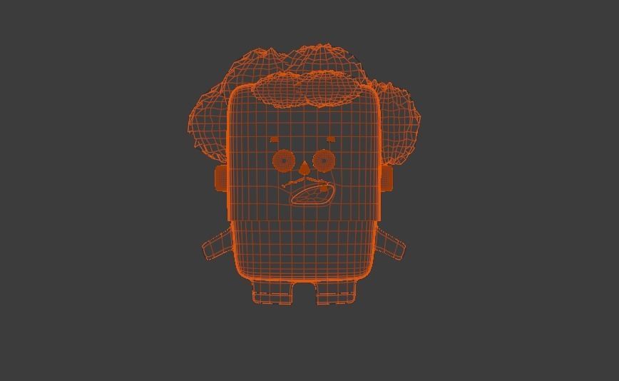 Cartoon man funny 3D model | CGTrader