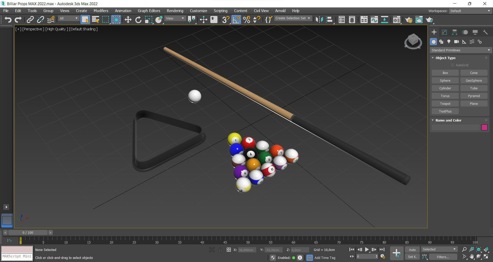 3D model Billiar Props VR / AR / low-poly | CGTrader