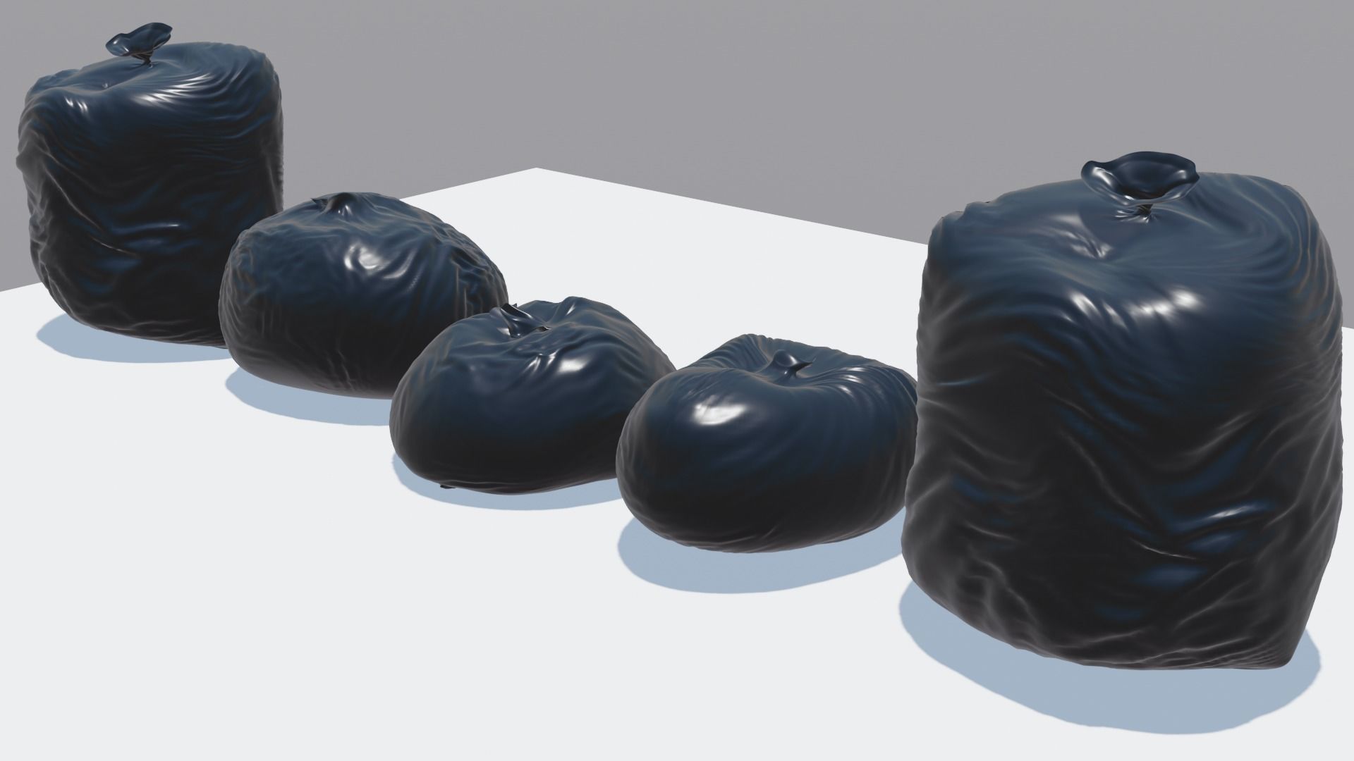 3D model Low poly Garbage Bags VR / AR / low-poly | CGTrader